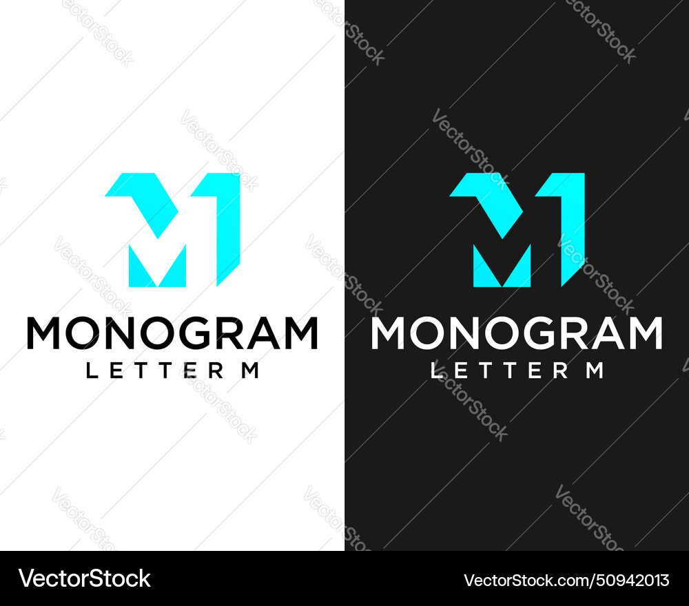 Letter m Royalty Free Vector Image - VectorStock