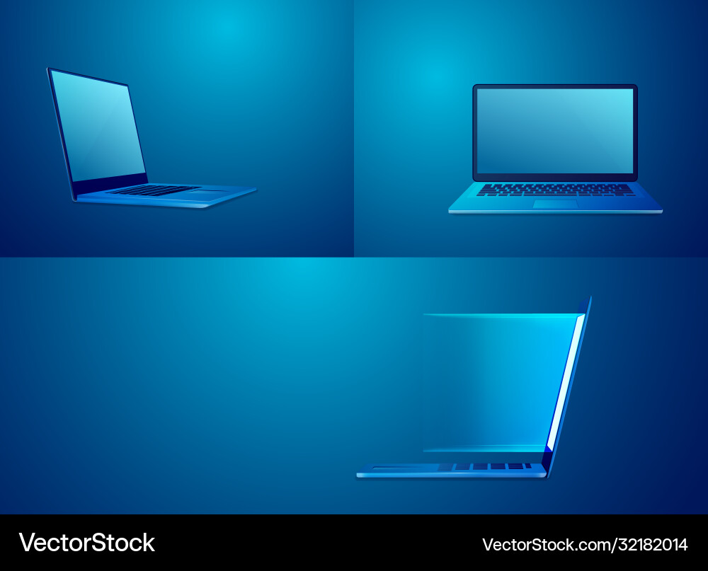 Laptopview Royalty Free Vector Image - VectorStock