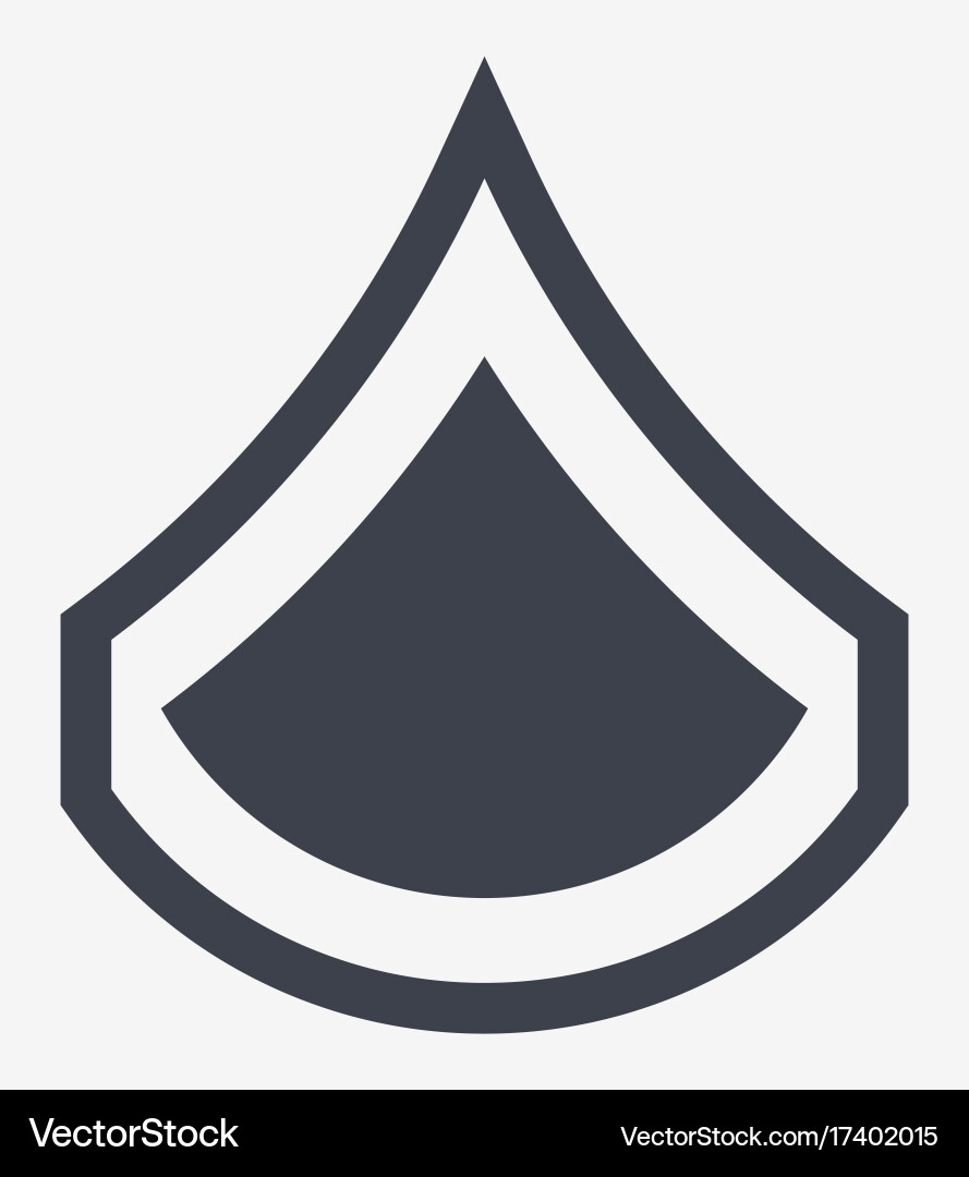Military ranks and insignia stripes chevrons Vector Image