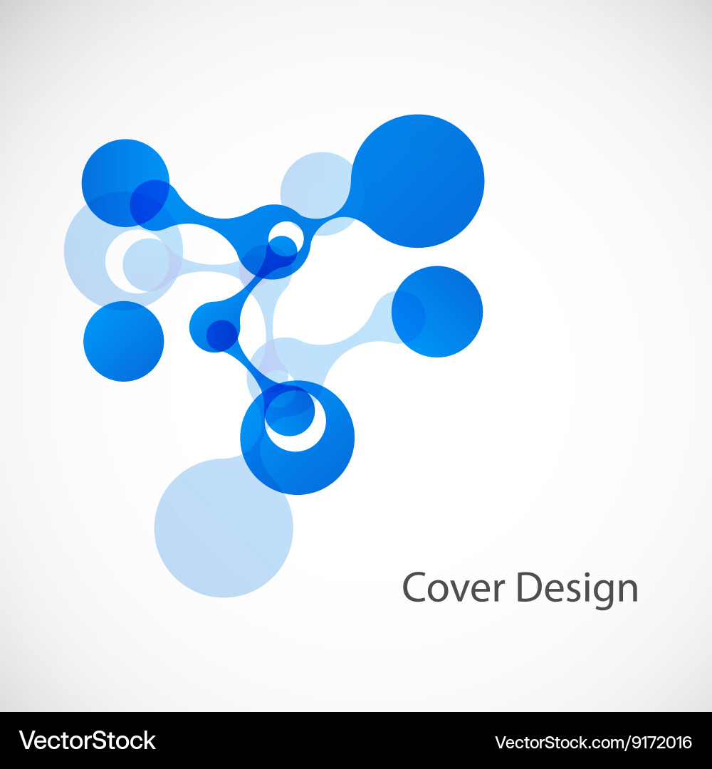 Biotechnology science design Royalty Free Vector Image