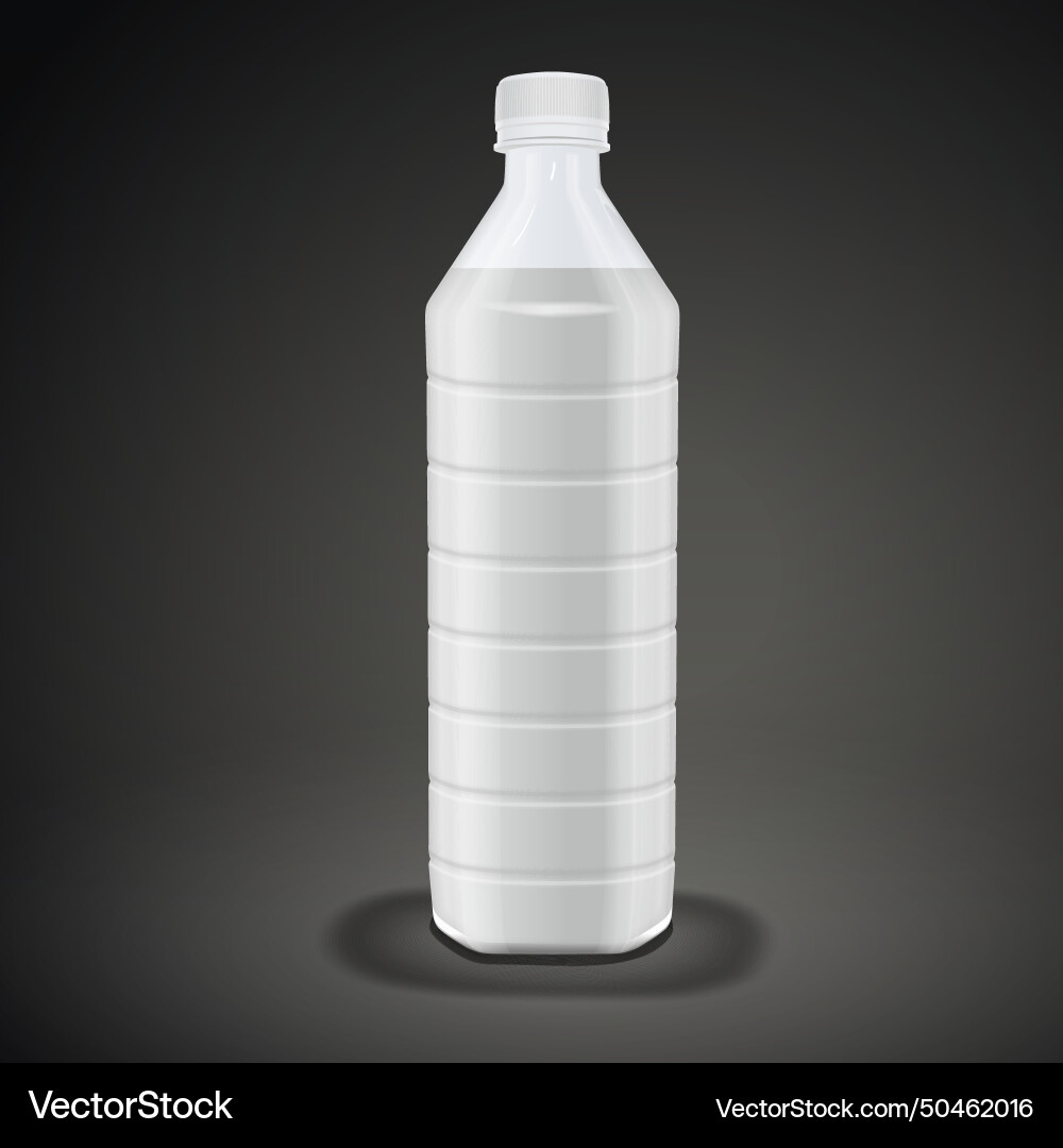 Plastic beverage bottle Royalty Free Vector Image
