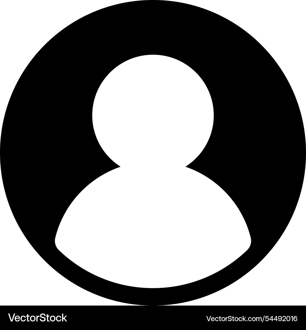 User profile - icon Royalty Free Vector Image - VectorStock