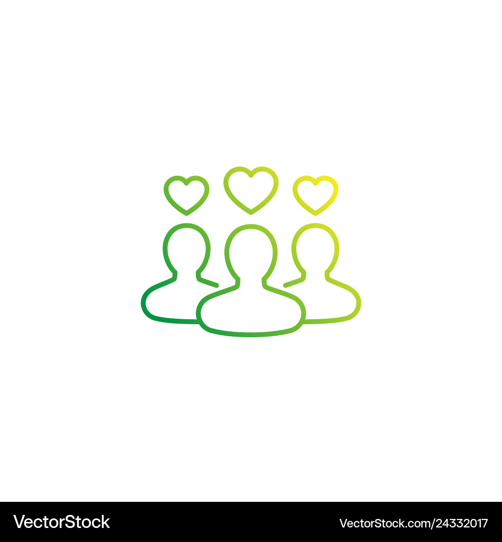 Client Satisfaction Icon - Happy Customers Vector Image