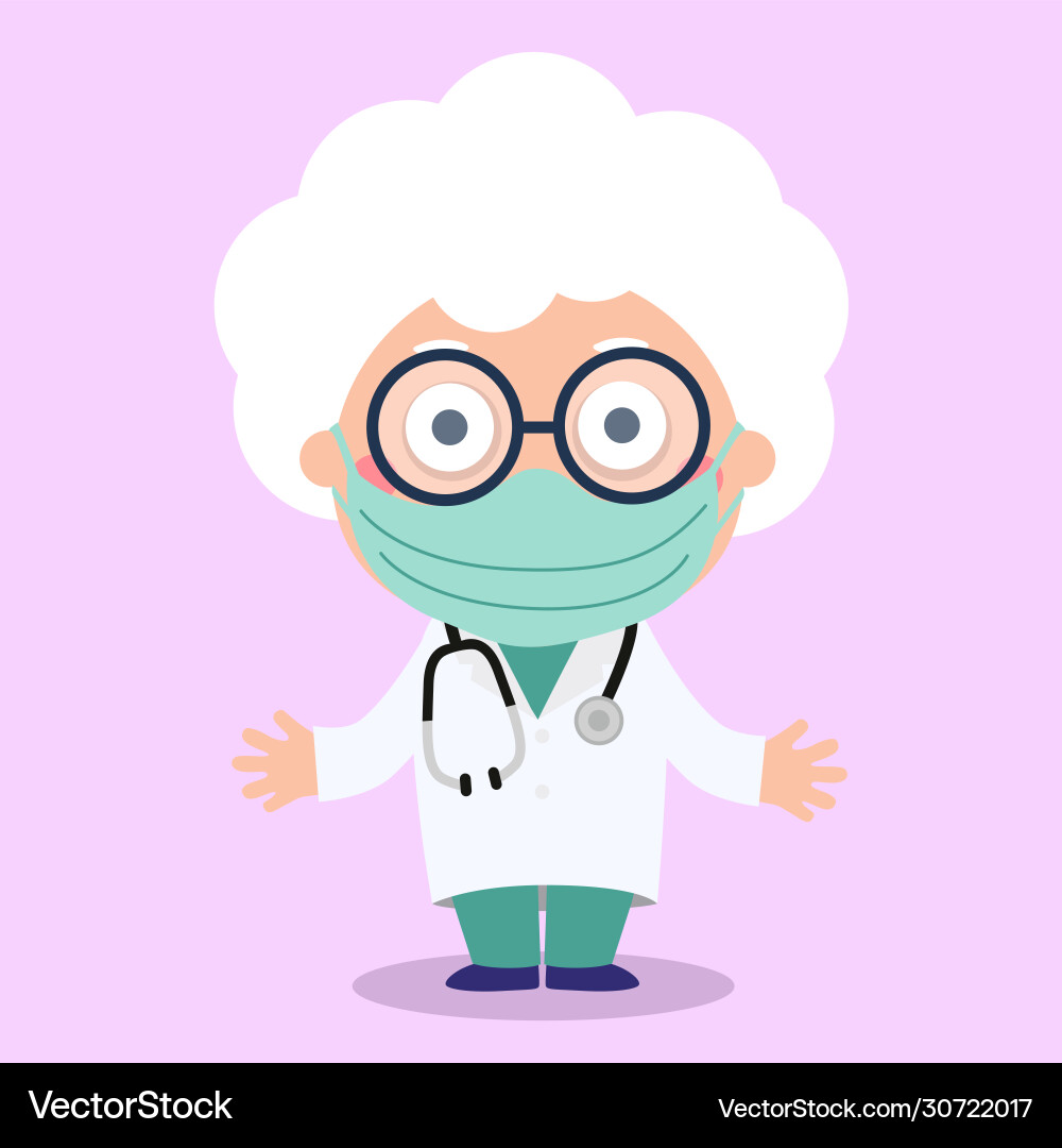Doctor cartoon Royalty Free Vector Image - VectorStock