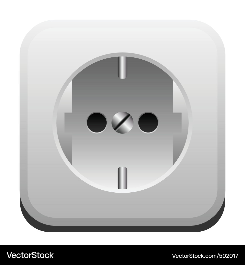 Electrical outlet Royalty Free Vector Image - VectorStock