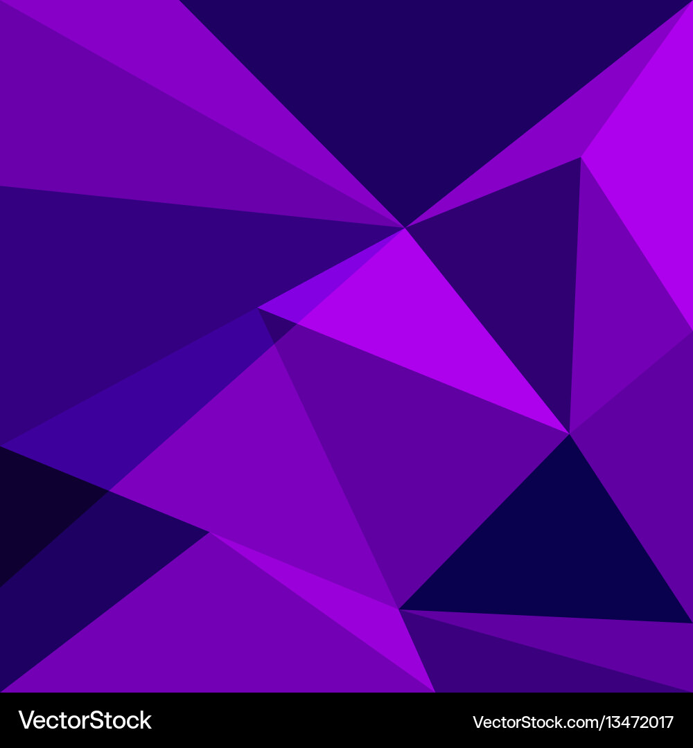 Purple low poly design element background Vector Image