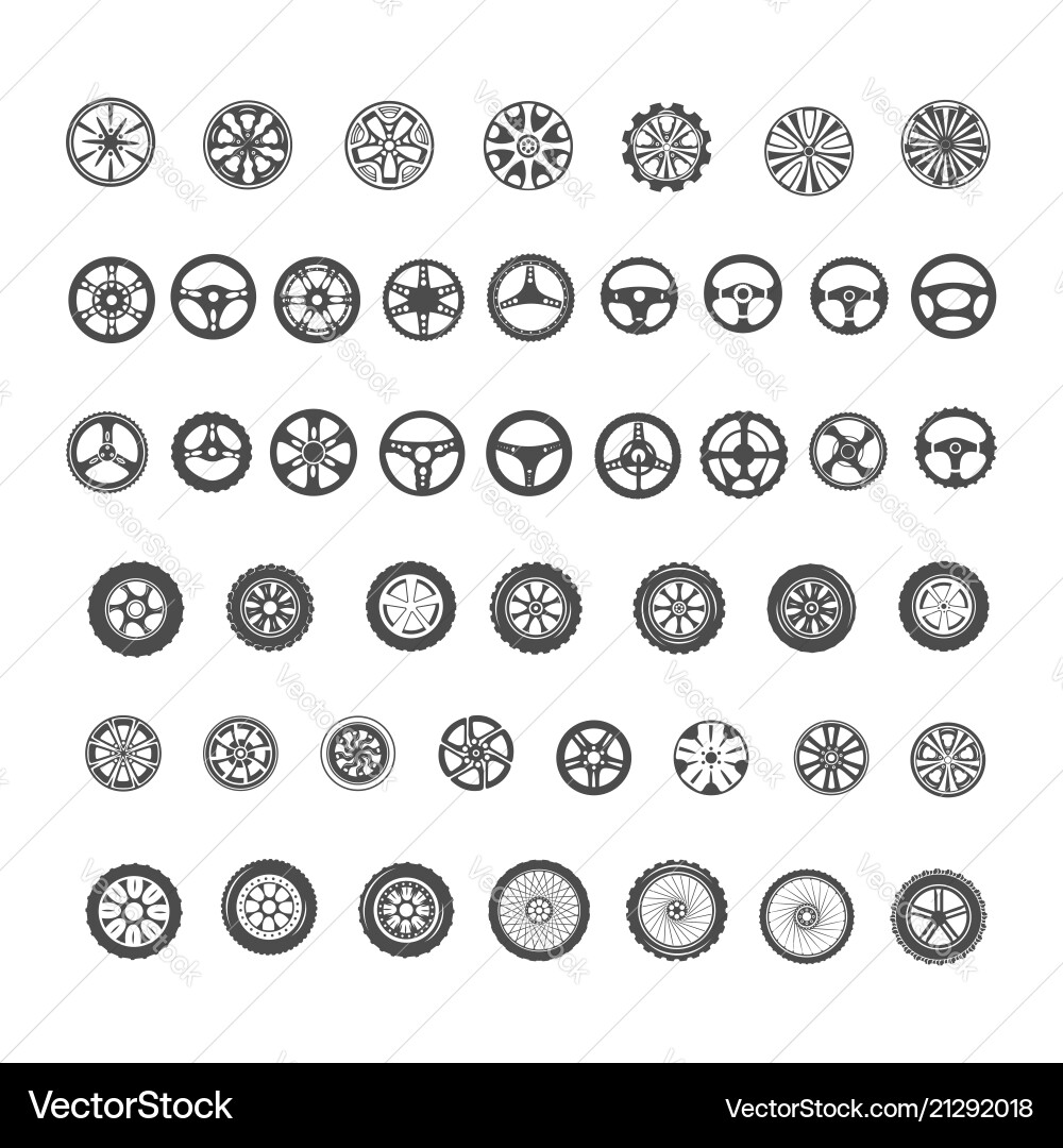 Car parts icons set Royalty Free Vector Image - VectorStock