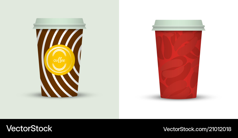 Paper coffee cup icon Royalty Free Vector Image