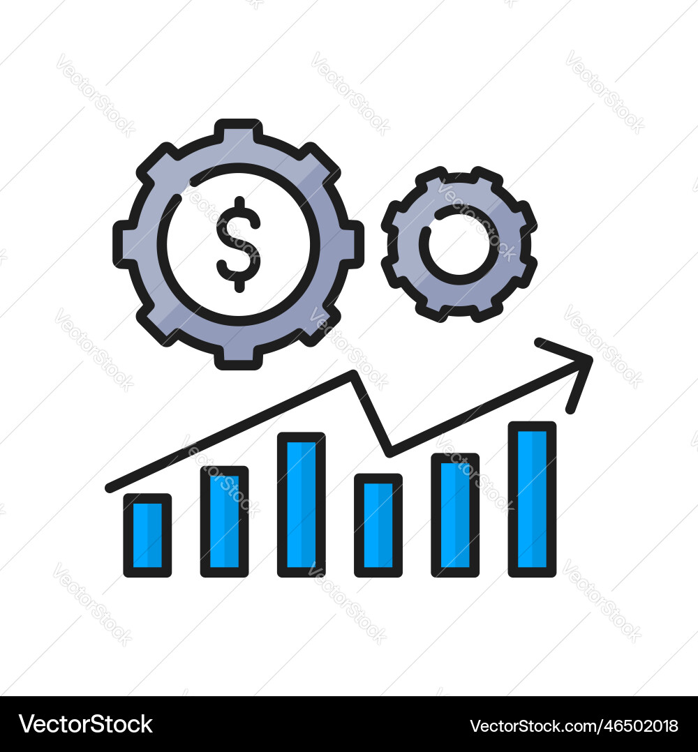 Unternehmen Ressourcenplanung Diagramm Wachstum Pfeil