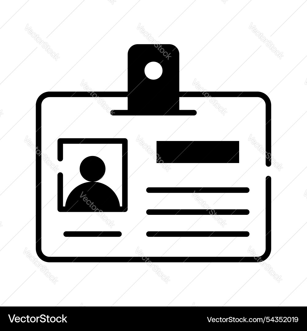 Id card Royalty Free Vector Image - VectorStock