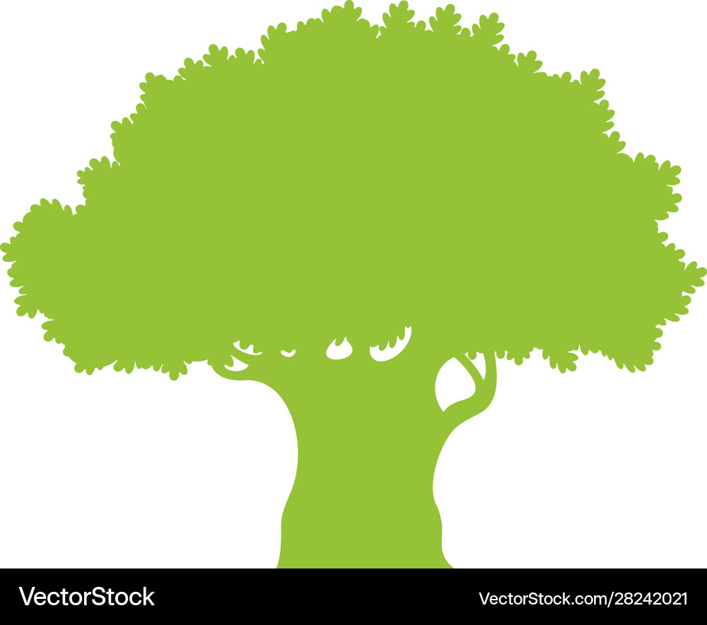Oak tree Royalty Free Vector Image - VectorStock