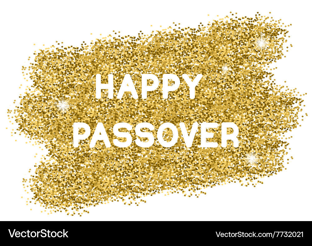 Passah Gold Hintergrund Lizenzfreies Vektorbild
