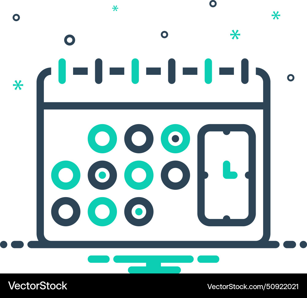 Schedule Royalty Free Vector Image - VectorStock