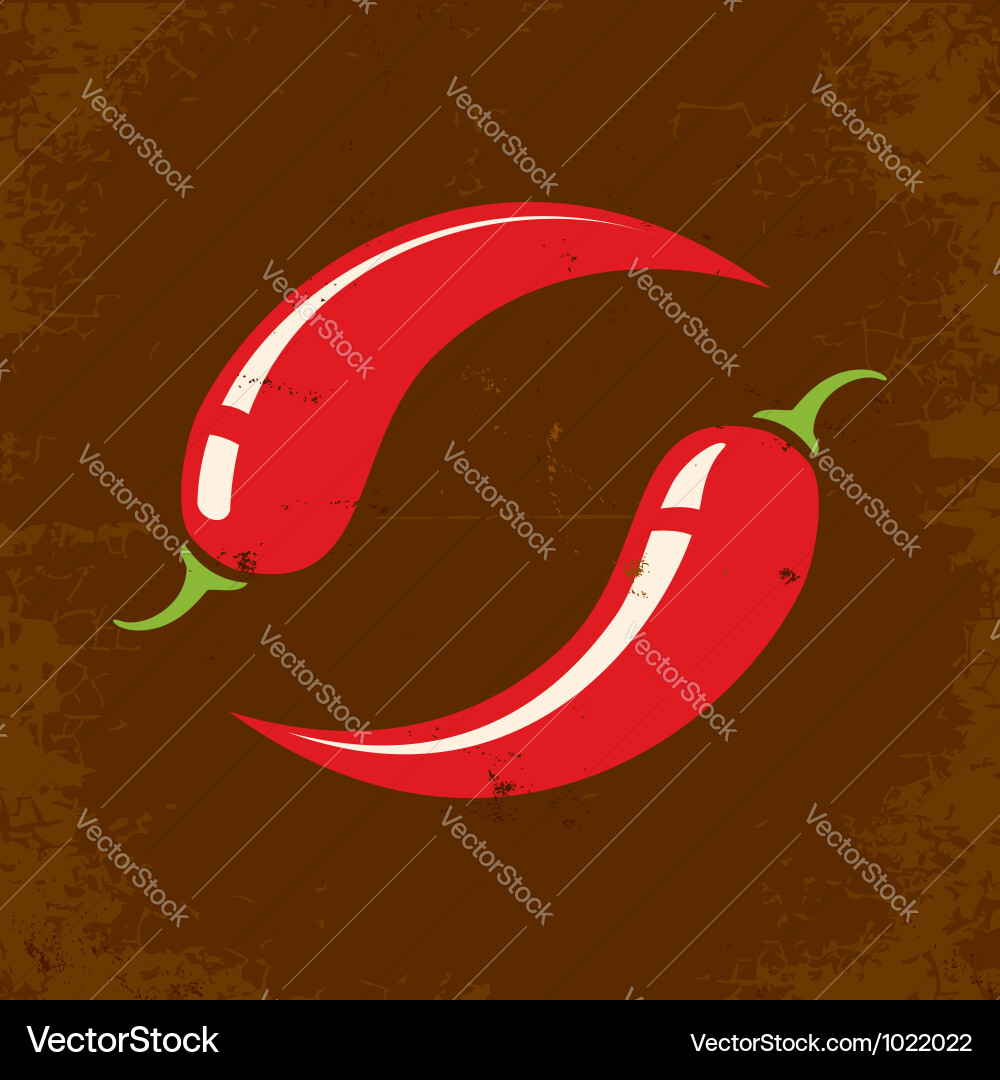 Retro Chilli Vector Images (over 1,400)