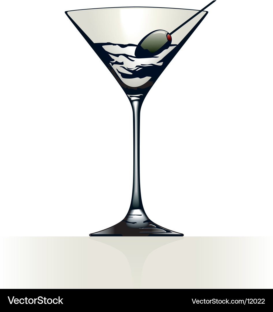 Martini Royalty Free Vector Image - VectorStock
