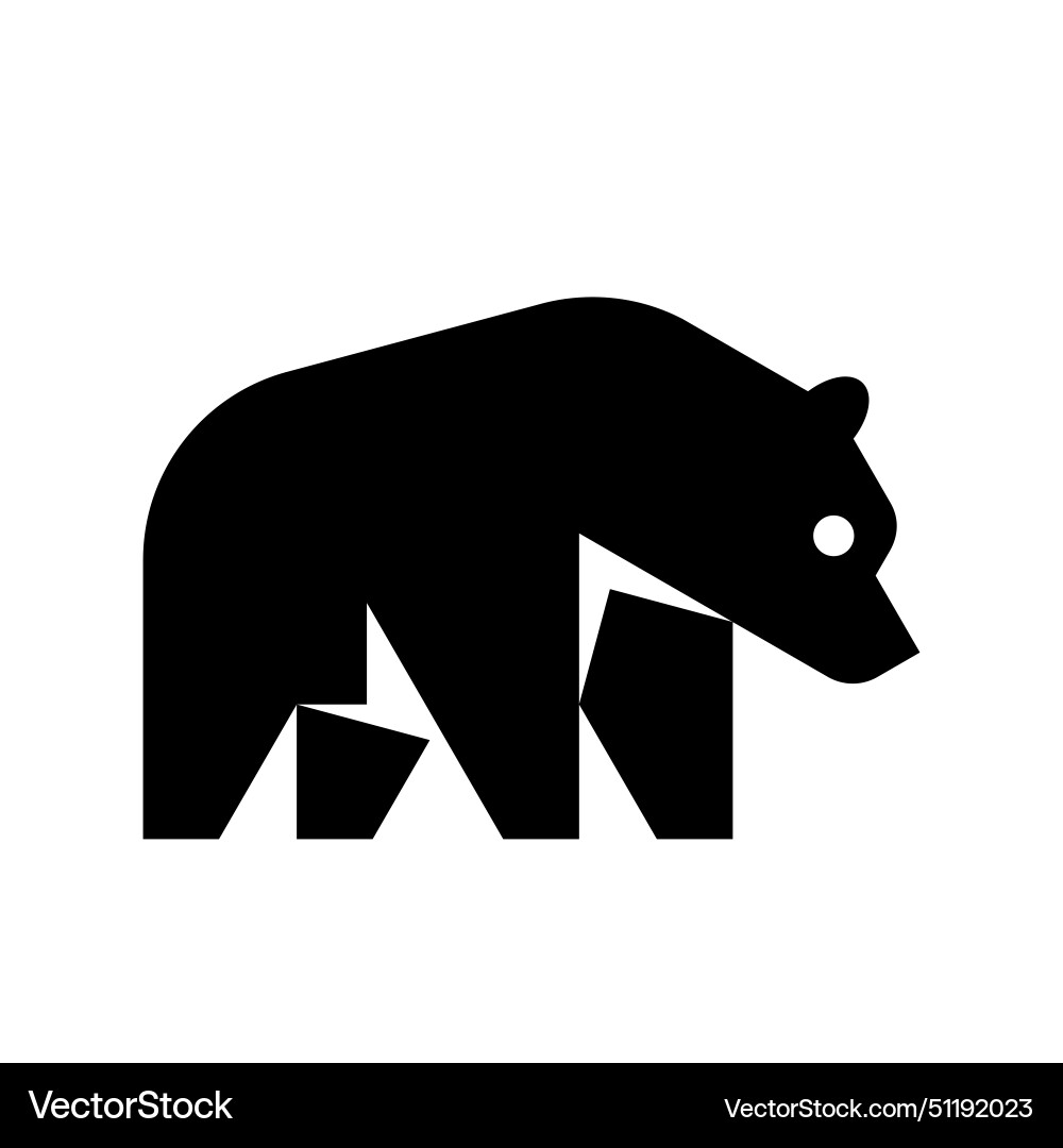 Bear logo Royalty Free Vector Image - VectorStock
