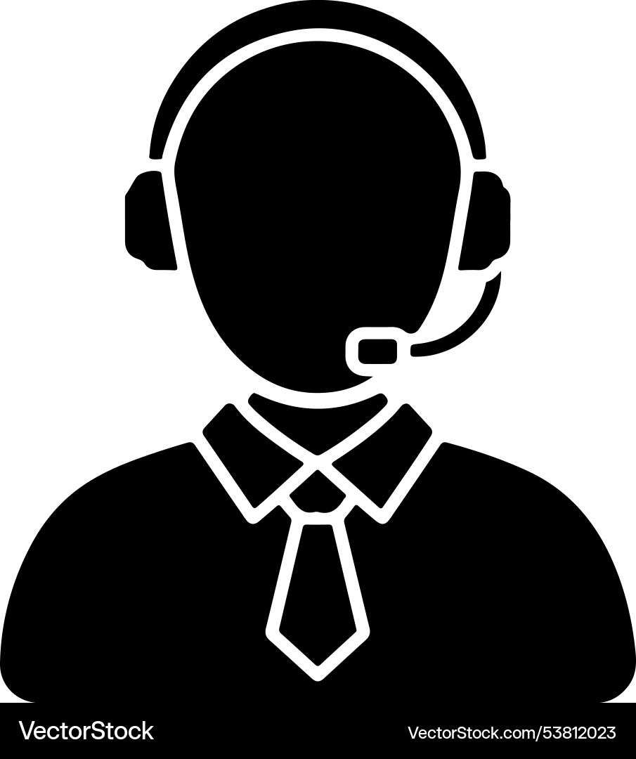 Customer support icon Royalty Free Vector Image