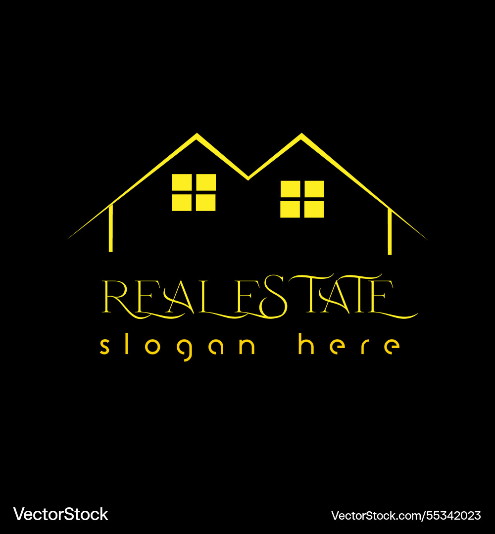 Realty company logo Royalty Free Vector Image - VectorStock