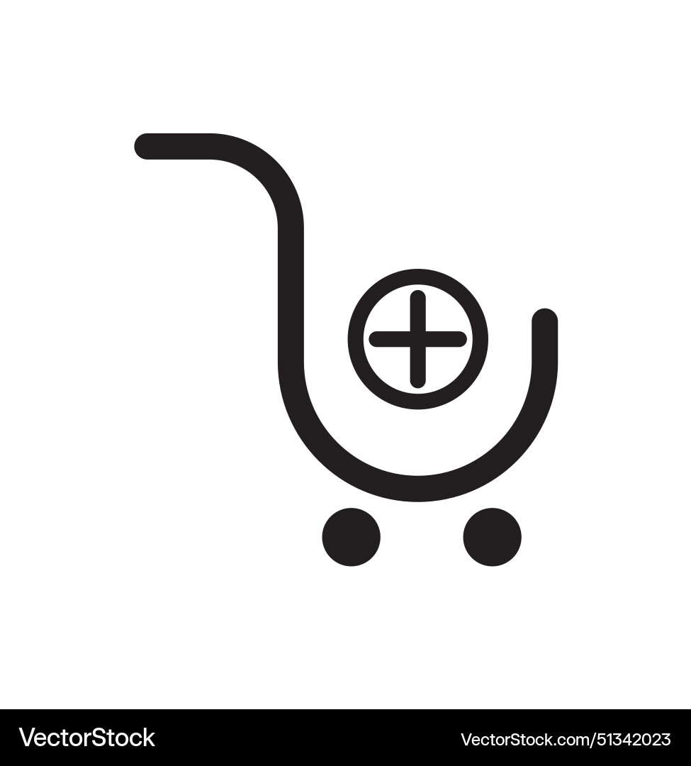 Shopping cart icon e-commerce and retail Vector Image