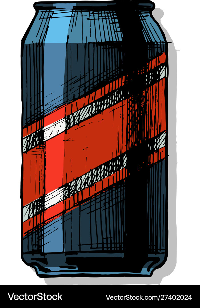 Beverage can Royalty Free Vector Image - VectorStock