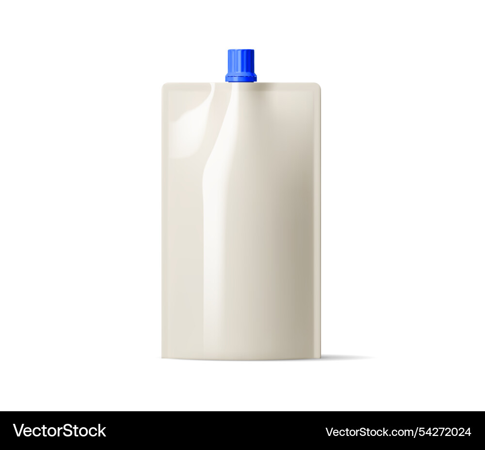 Mayonnaise sauce container 3d pouch package Vector Image