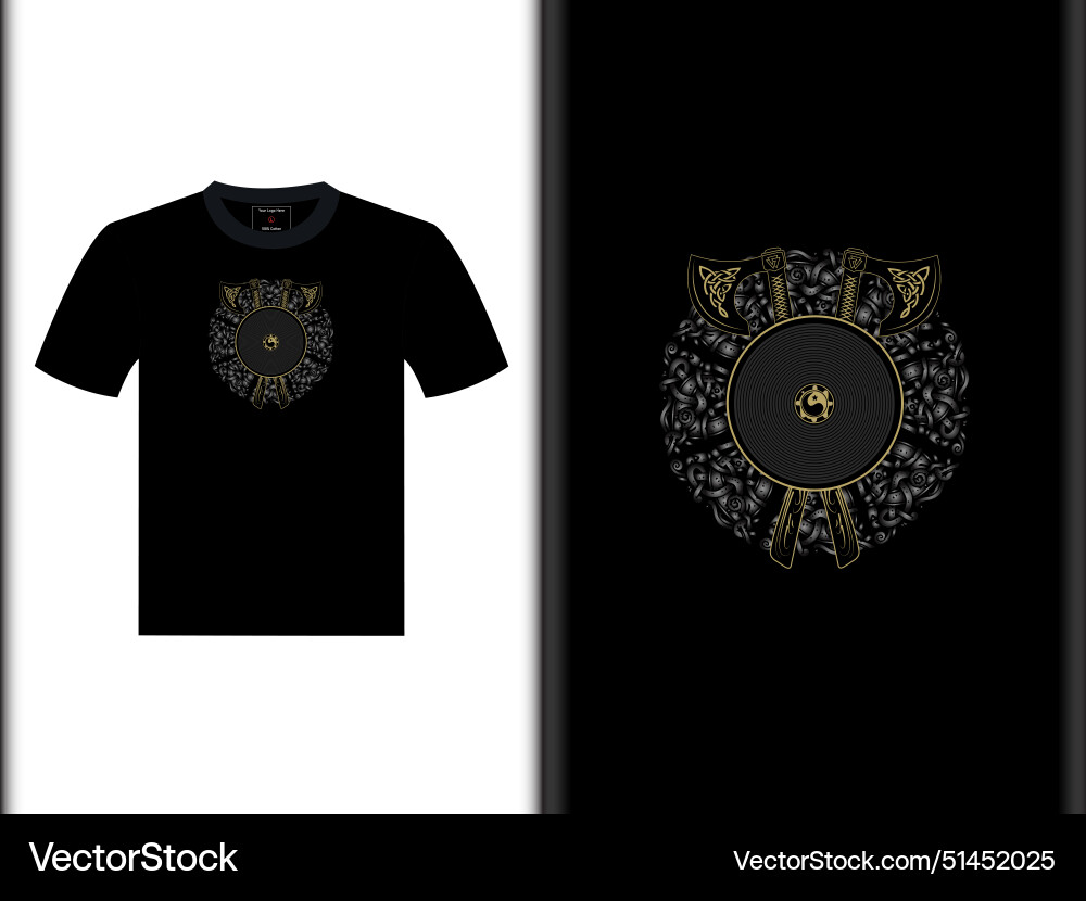 Axe t-shirt design Royalty Free Vector Image - VectorStock
