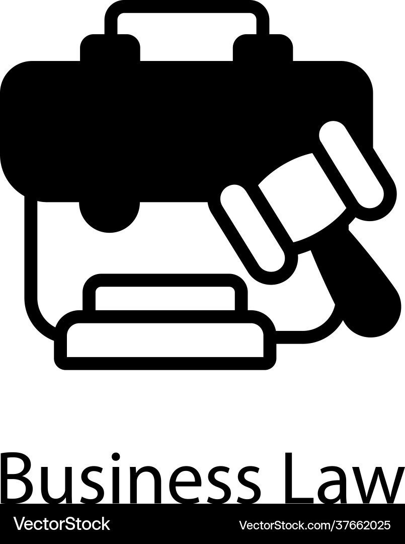 Business law Royalty Free Vector Image - VectorStock