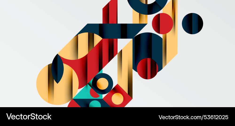 Geometric neo patterns abstract background Vector Image