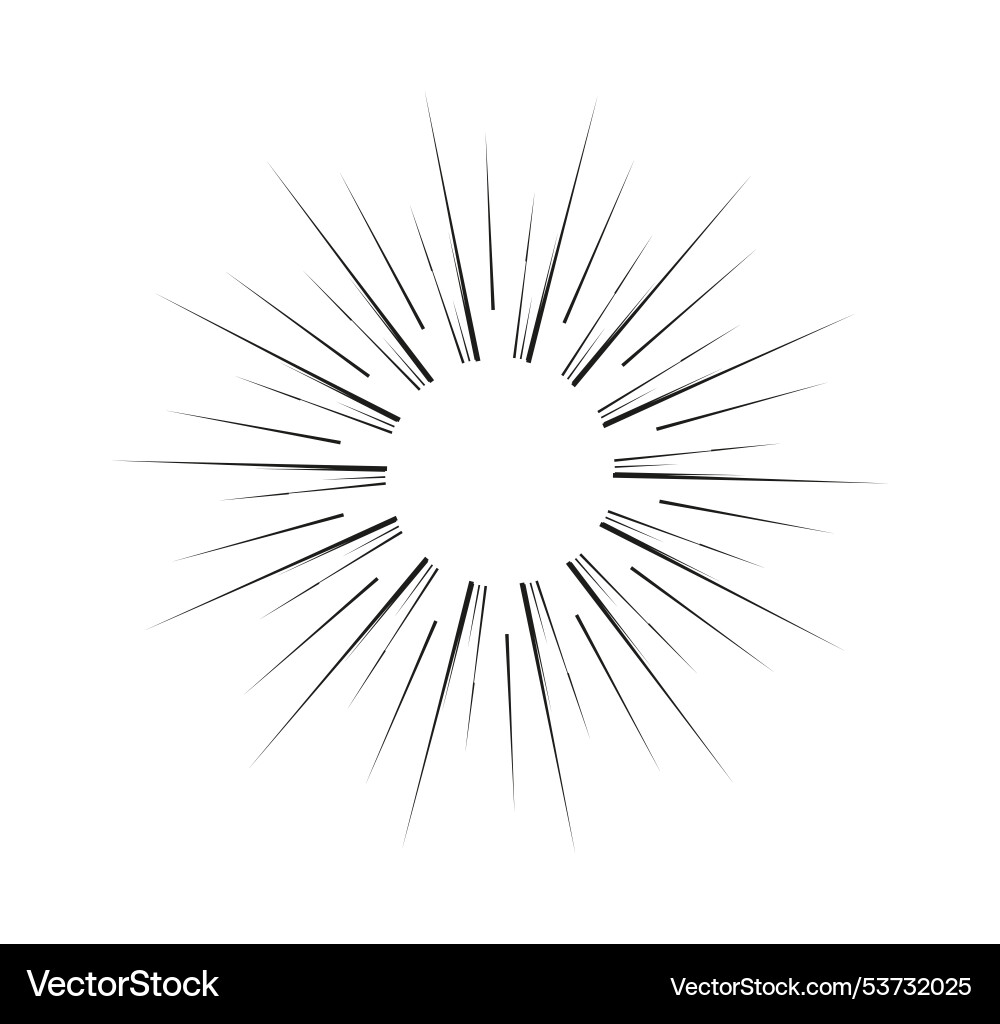 Geometric sun ray sunbeam and sunshine sunburst Vector Image