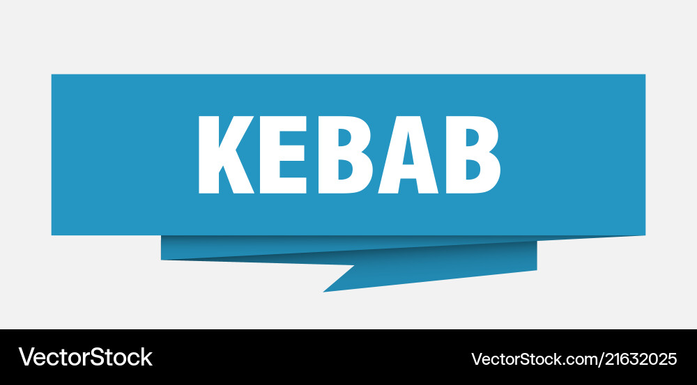 Kebab Royalty Free Vector Image - VectorStock