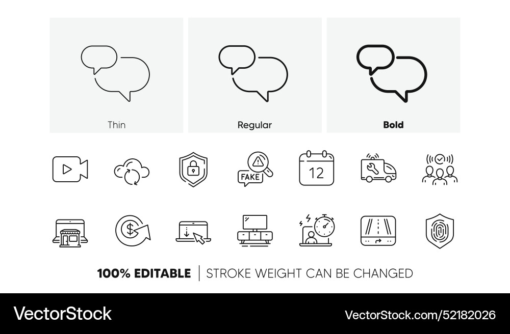 Gps annual calendar and scroll down line icons Vector Image