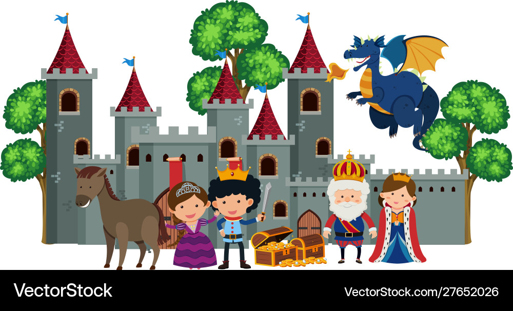 Castle King And Queen Drawings