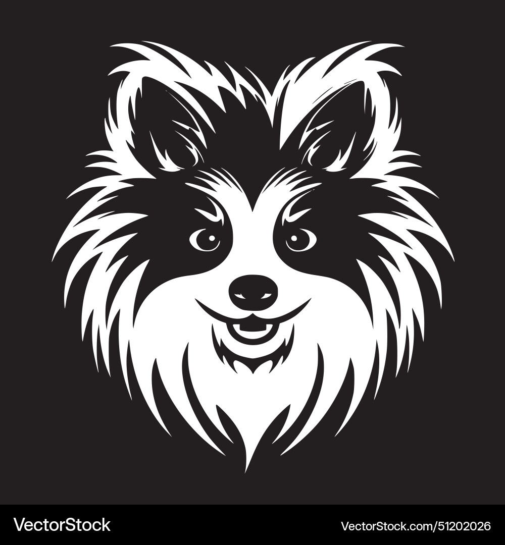 Pomeranian - high quality logo ideal Royalty Free Vector
