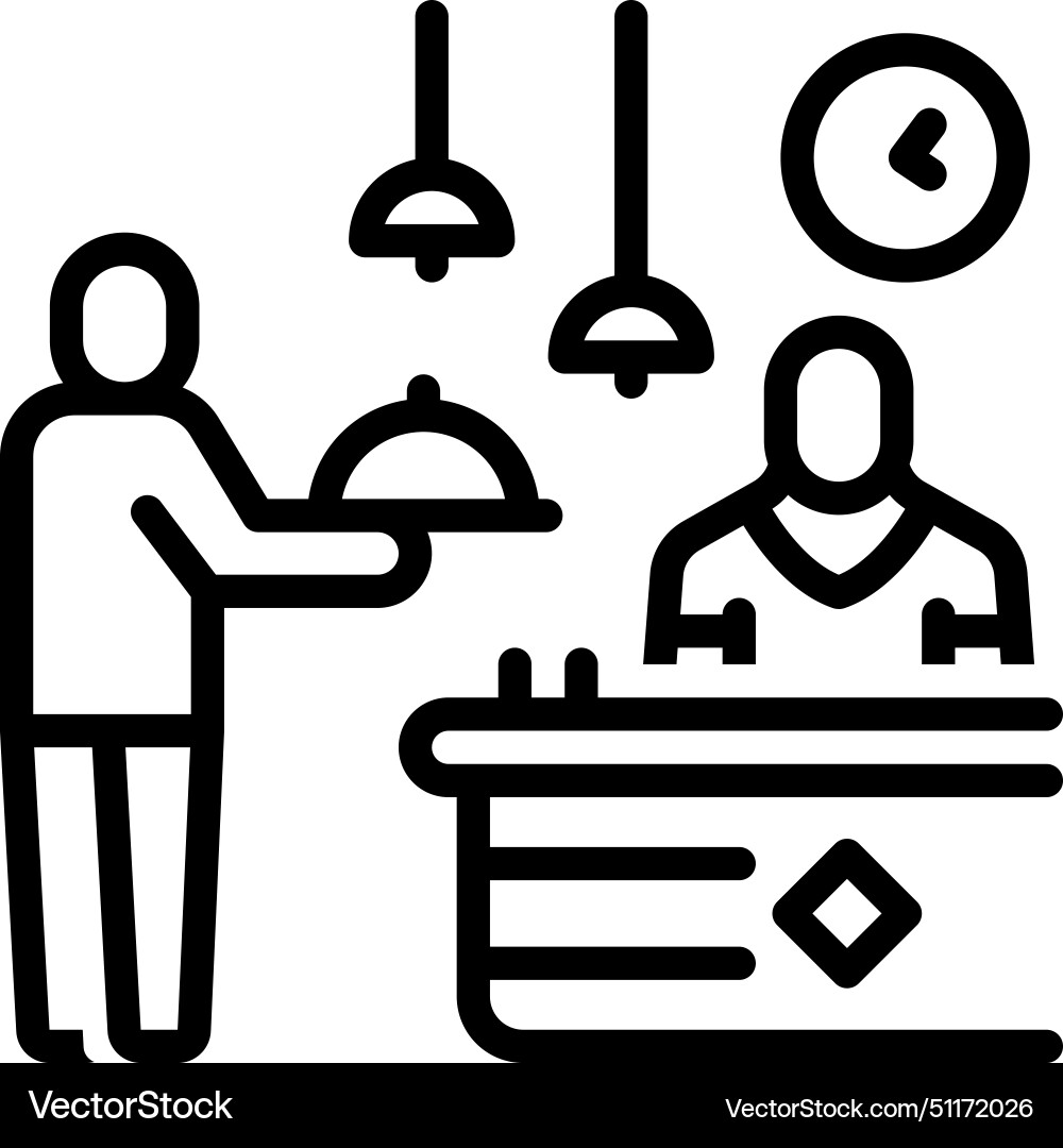 Serve Royalty Free Vector Image - VectorStock