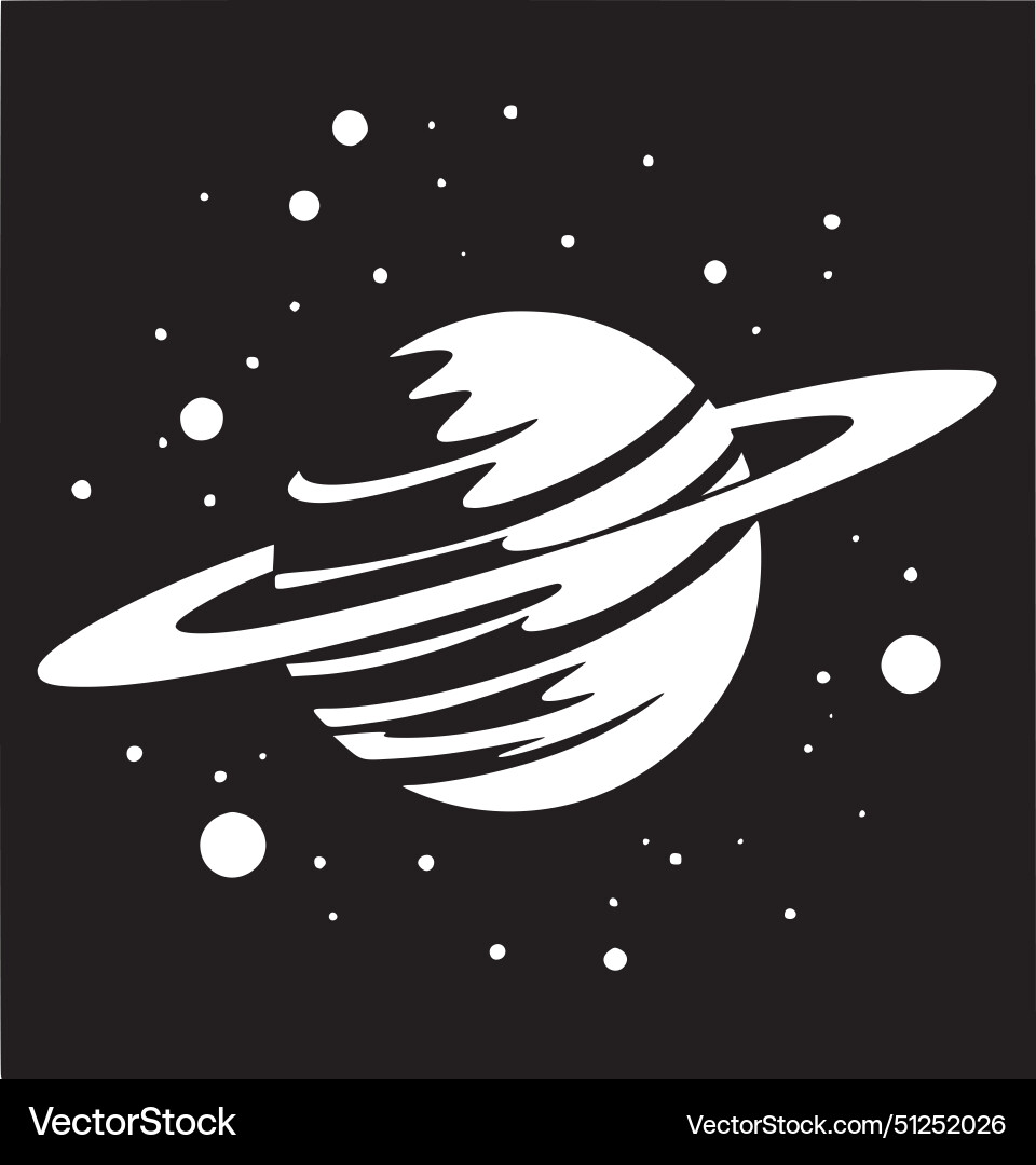 Space - high quality logo ideal for t-shirt Vector Image