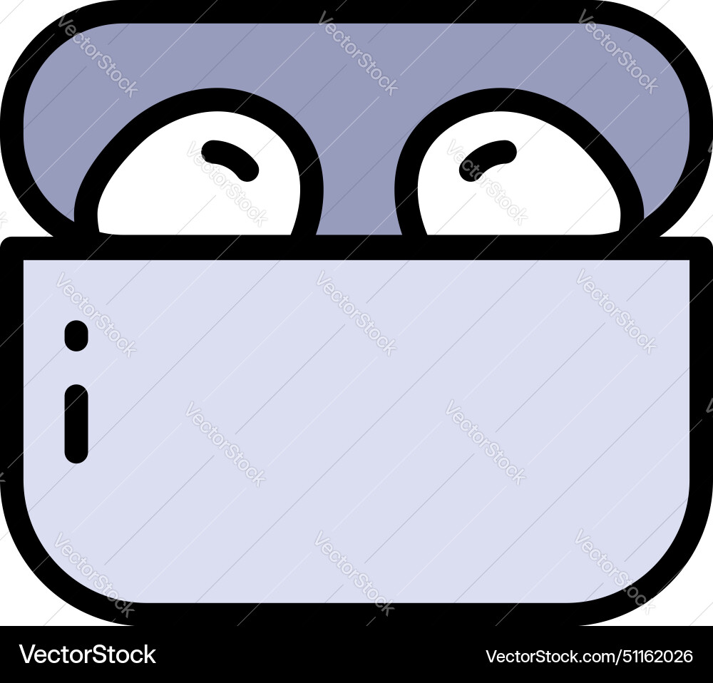 Wireless earphones icon headphones Royalty Free Vector Image