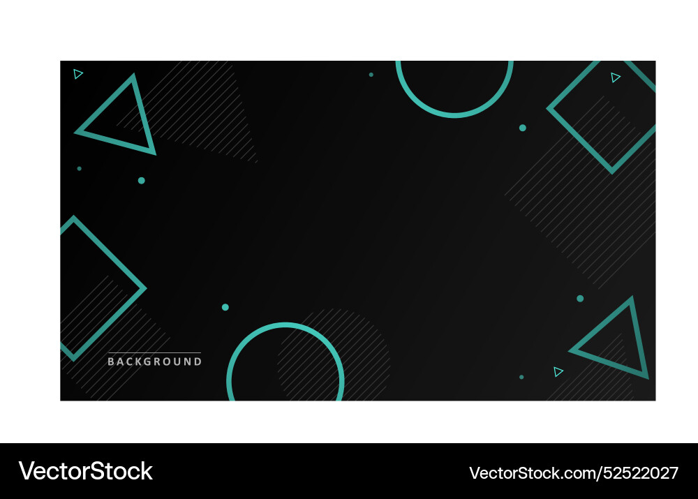 Abstract geometric cyan background Royalty Free Vector Image