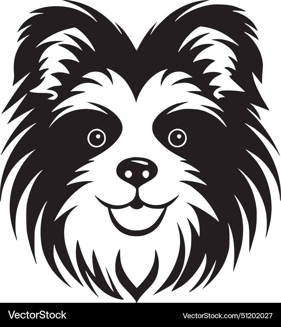 Pomeranian - minimalist and flat logo Royalty Free Vector