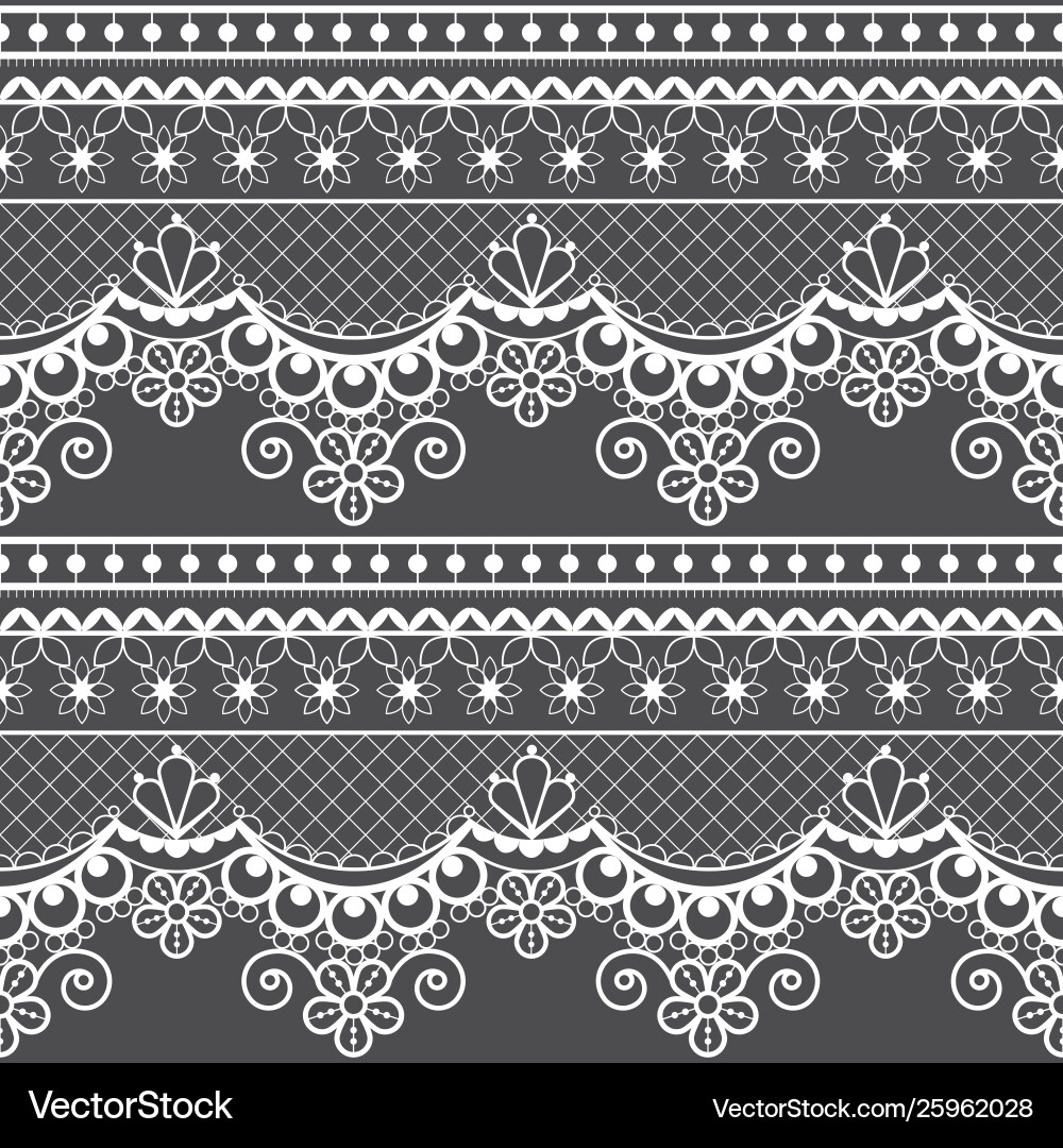 Elegant French Lace Pattern Royalty Free Vector Image