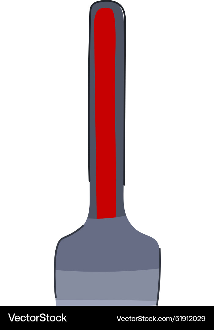 Doodle brick chisel cartoon Royalty Free Vector Image