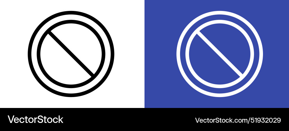 Stop sign icon set traffic and safety Royalty Free Vector