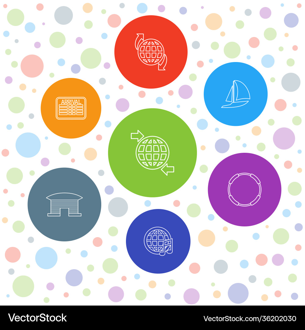 International icons Royalty Free Vector Image - VectorStock