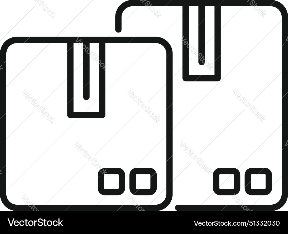 Shipping parcels Royalty Free Vector Image - VectorStock