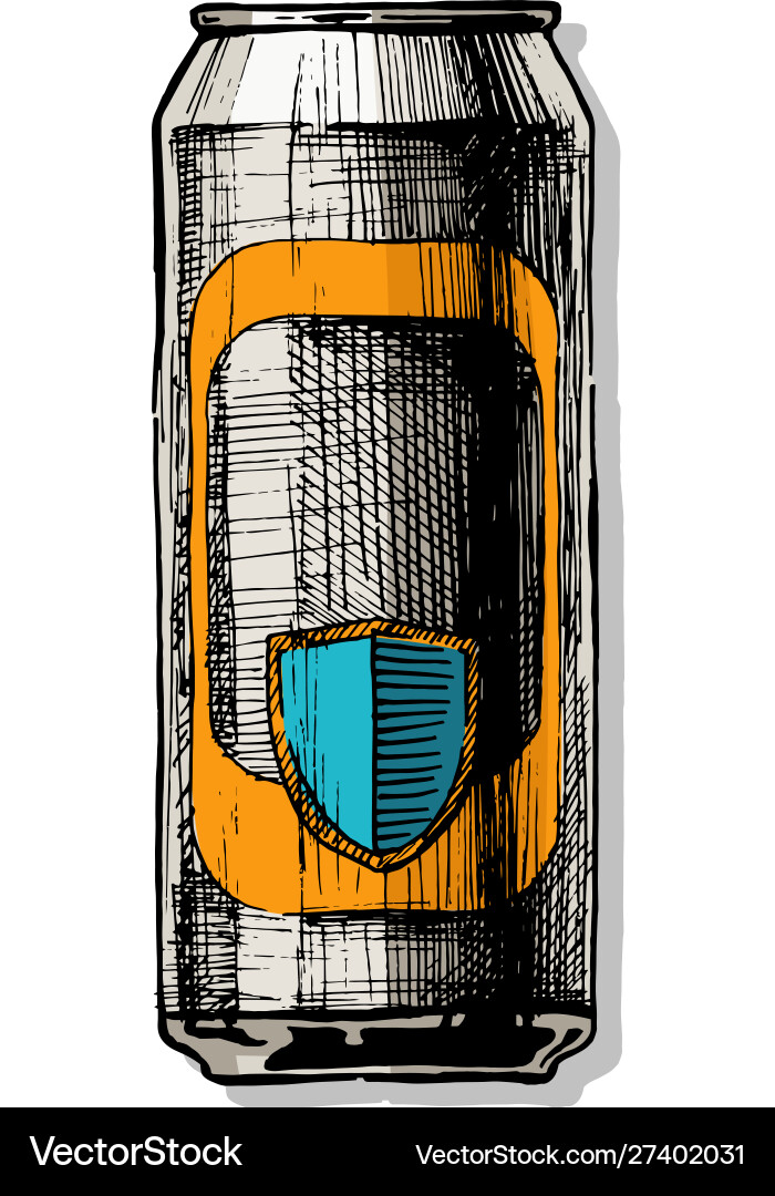 Beverage can Royalty Free Vector Image - VectorStock