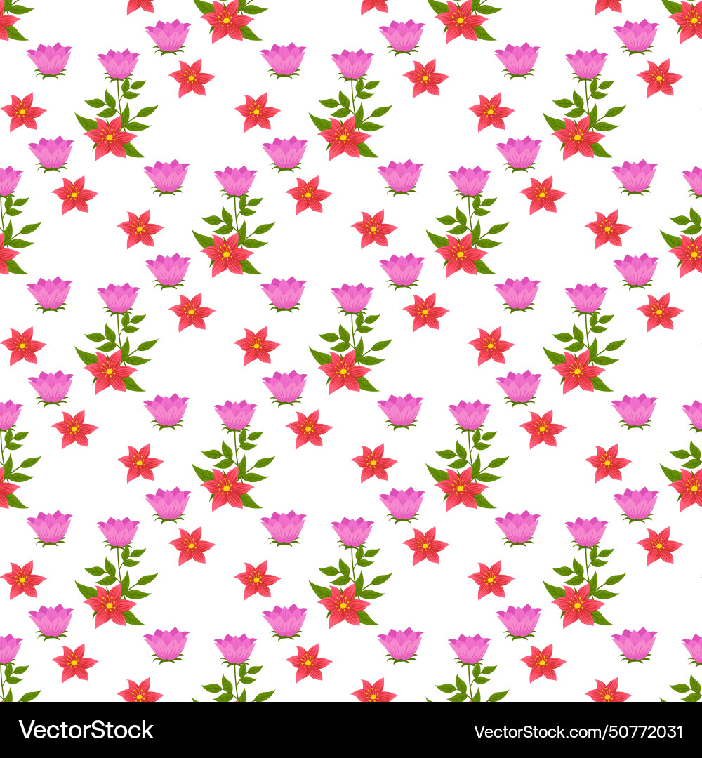 Free elegant seamless peony pattern on white Vector Image
