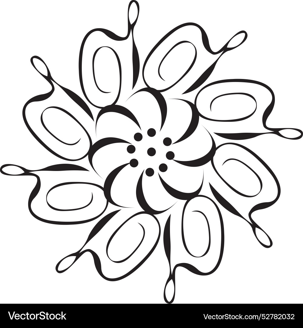 Alpona design Royalty Free Vector Image - VectorStock