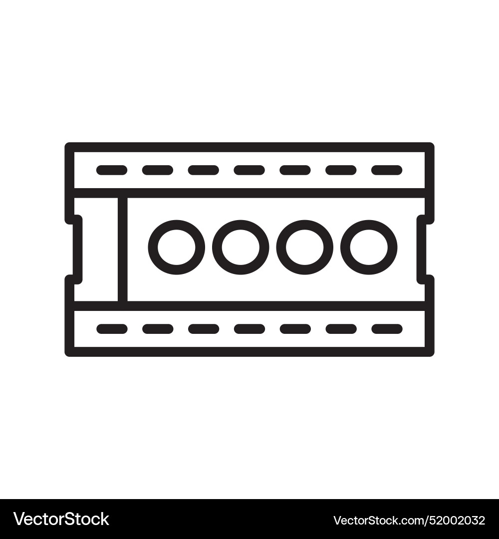 Animation symbol showcasing engaging and creative Vector Image