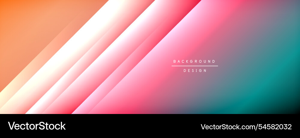 Colorful gradient with lines made of shadow and Vector Image