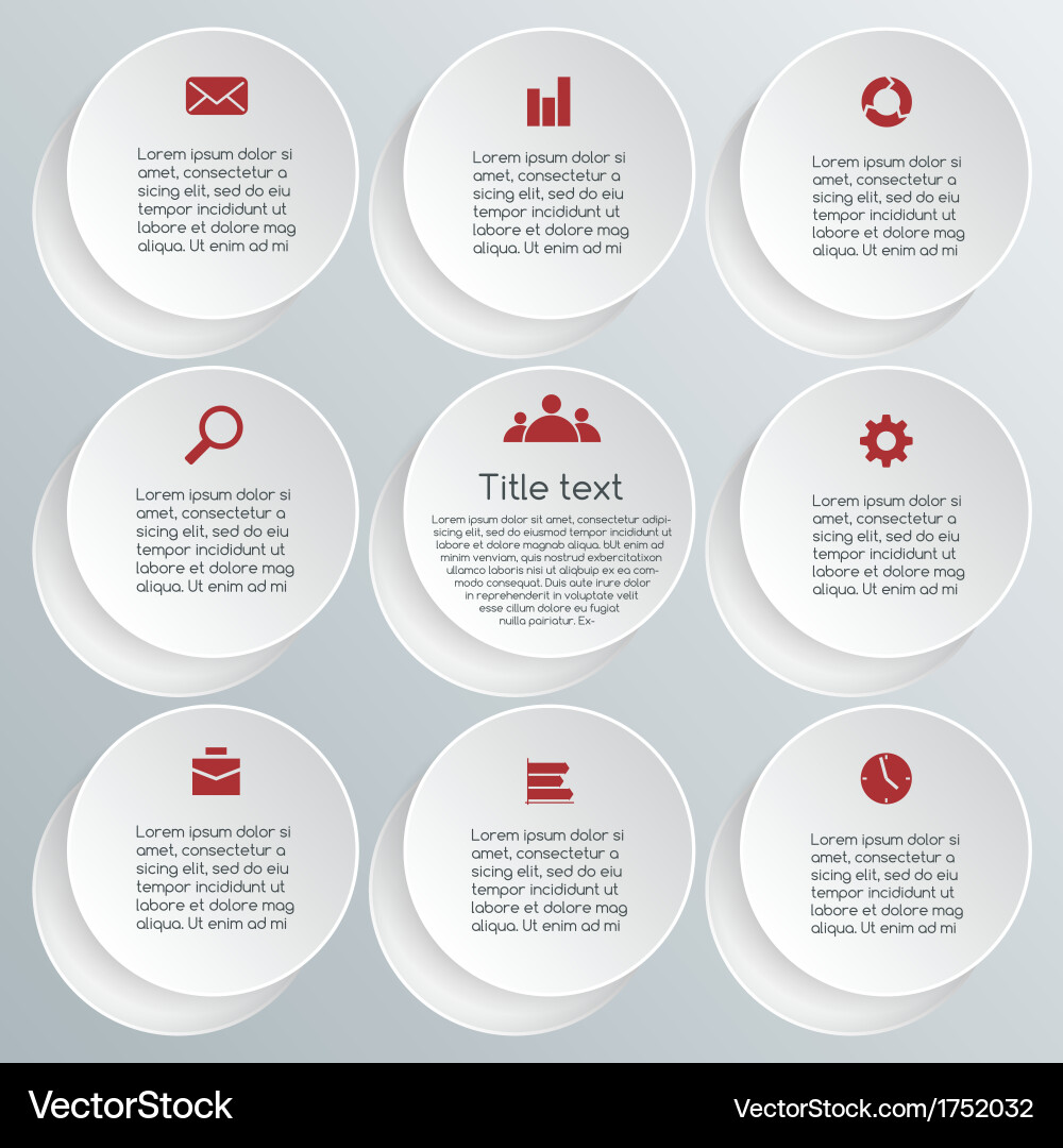 Modern template for your business project Vector Image