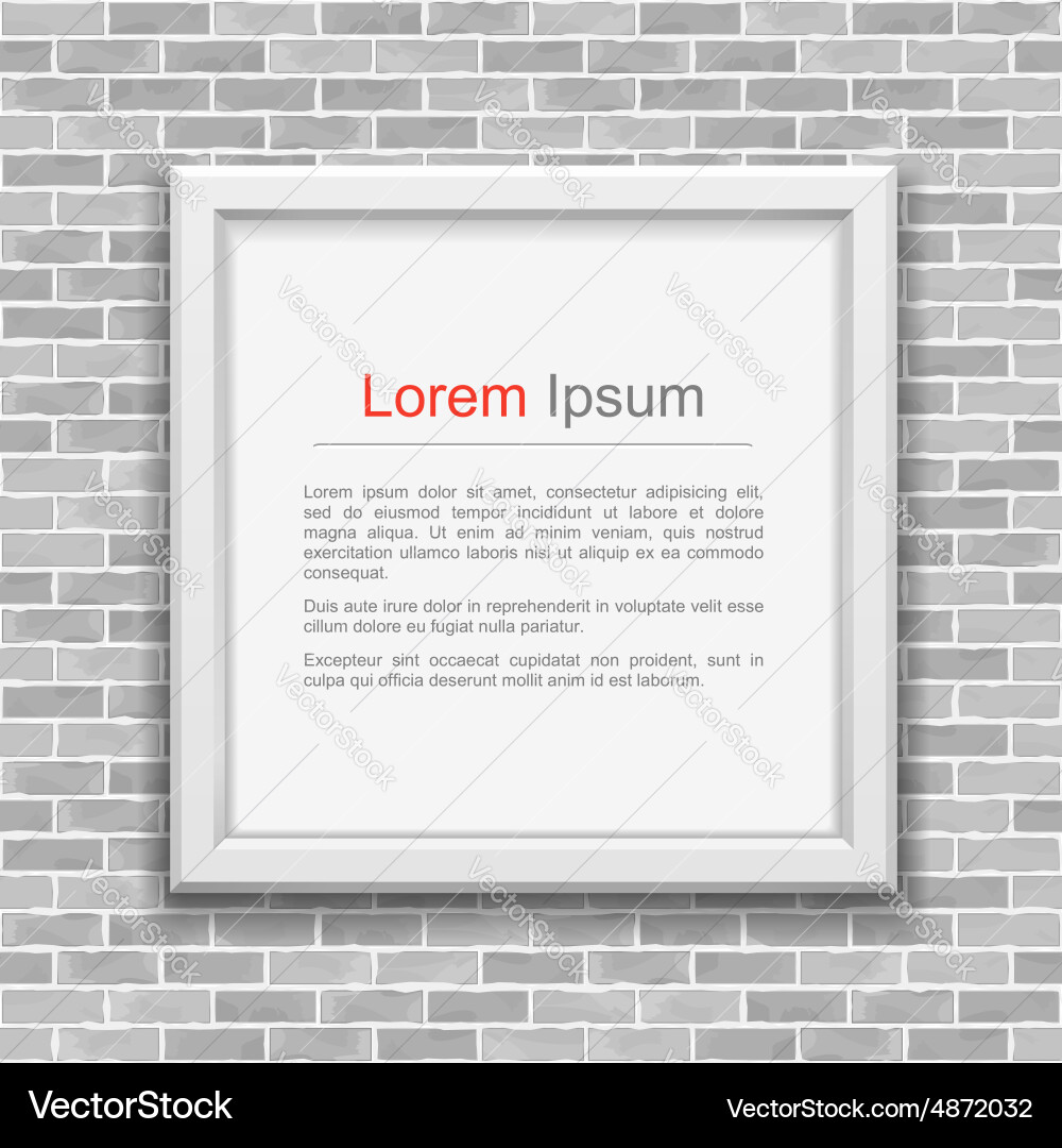 Square frame Royalty Free Vector Image - VectorStock
